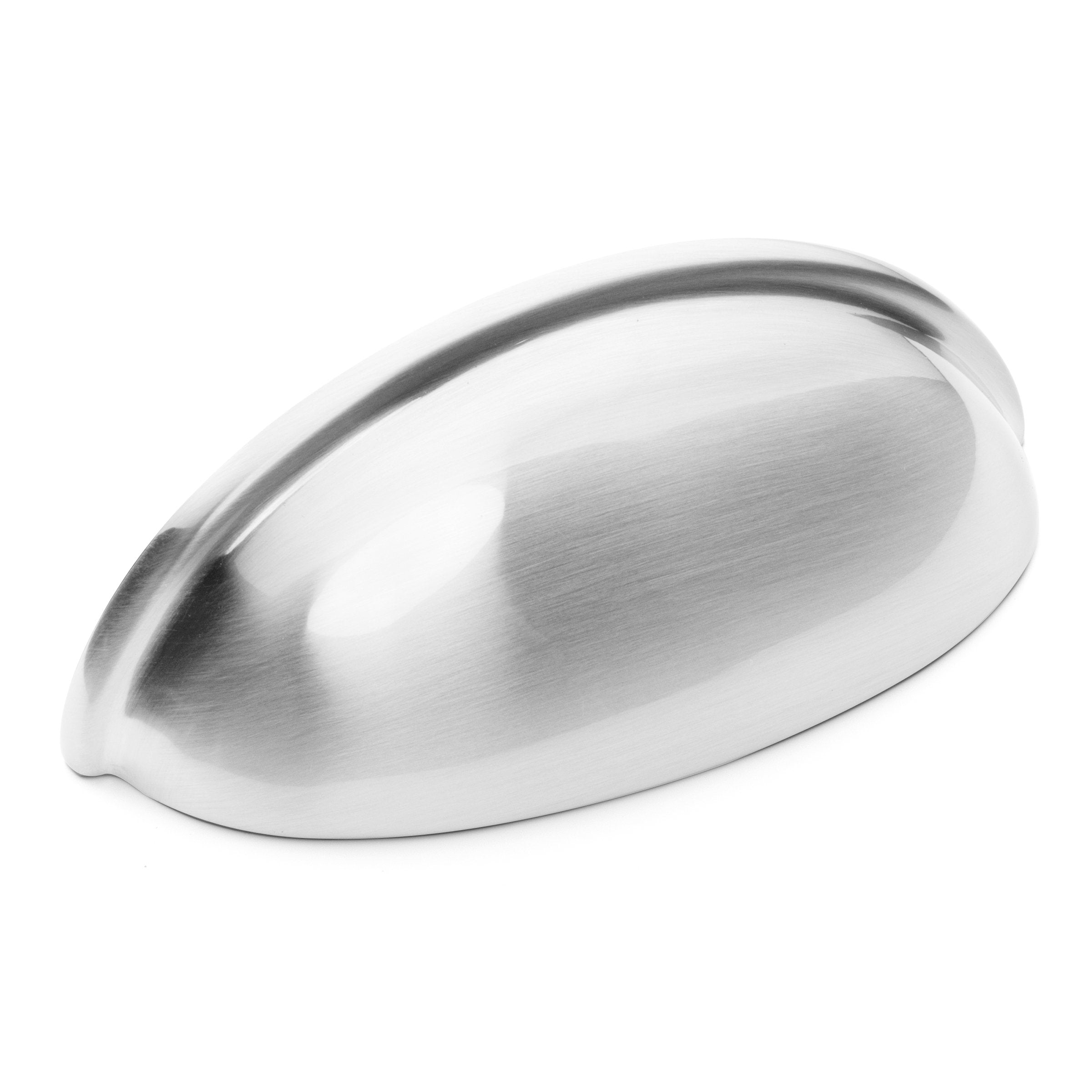 Diversa Brushed Satin Nickel 3" (76mm) Cabinet Cup Pull – Diversa ...