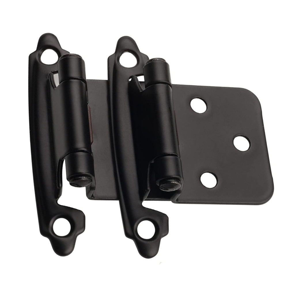 Diversa Variable Overlay Matte Black Cabinet Hinges (Pair) – Diversa ...