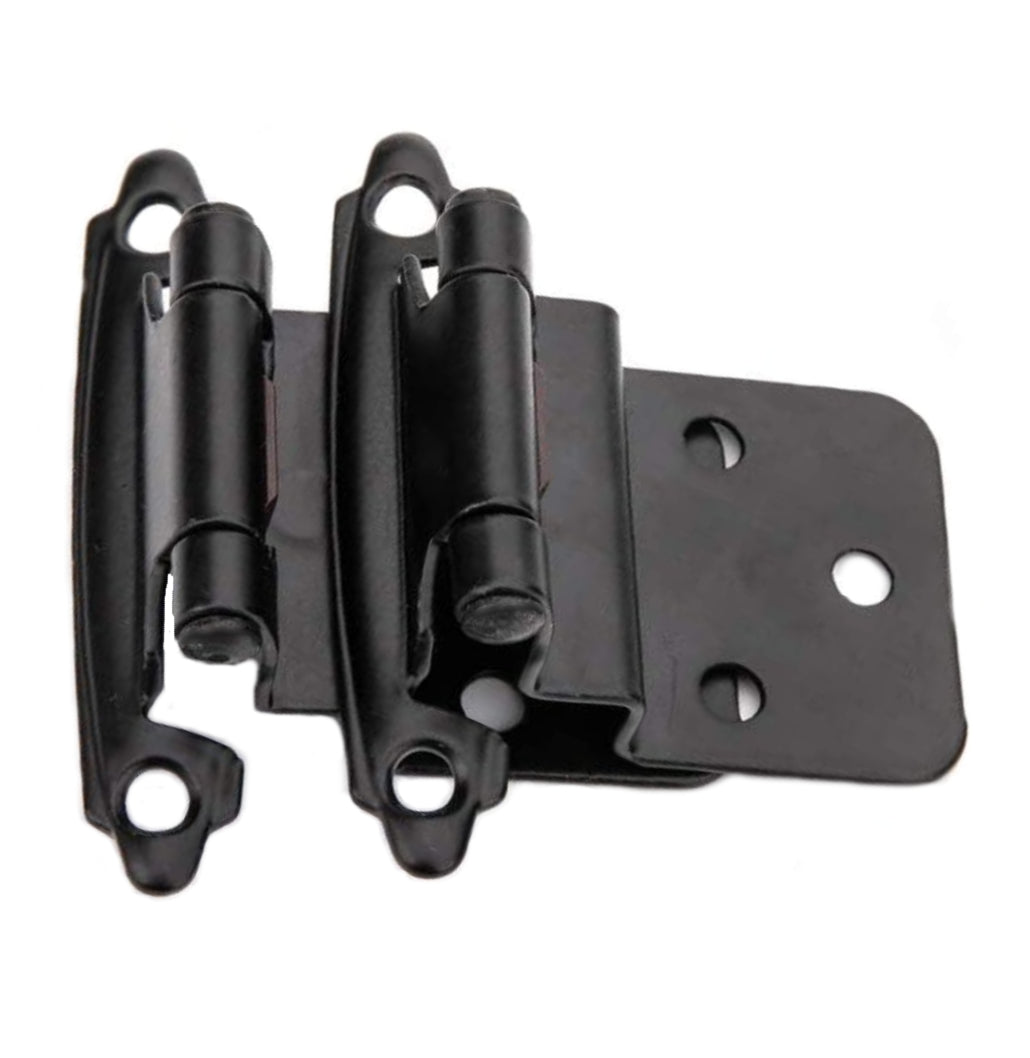 Diversa 3/8" Inset Matte Black Cabinet Hinges (Pair) – Diversa-Hardware.com